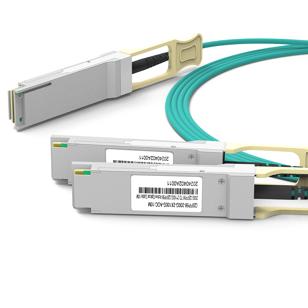 200G QSFP56 AOC -Active Optical Cable - Fibrecross